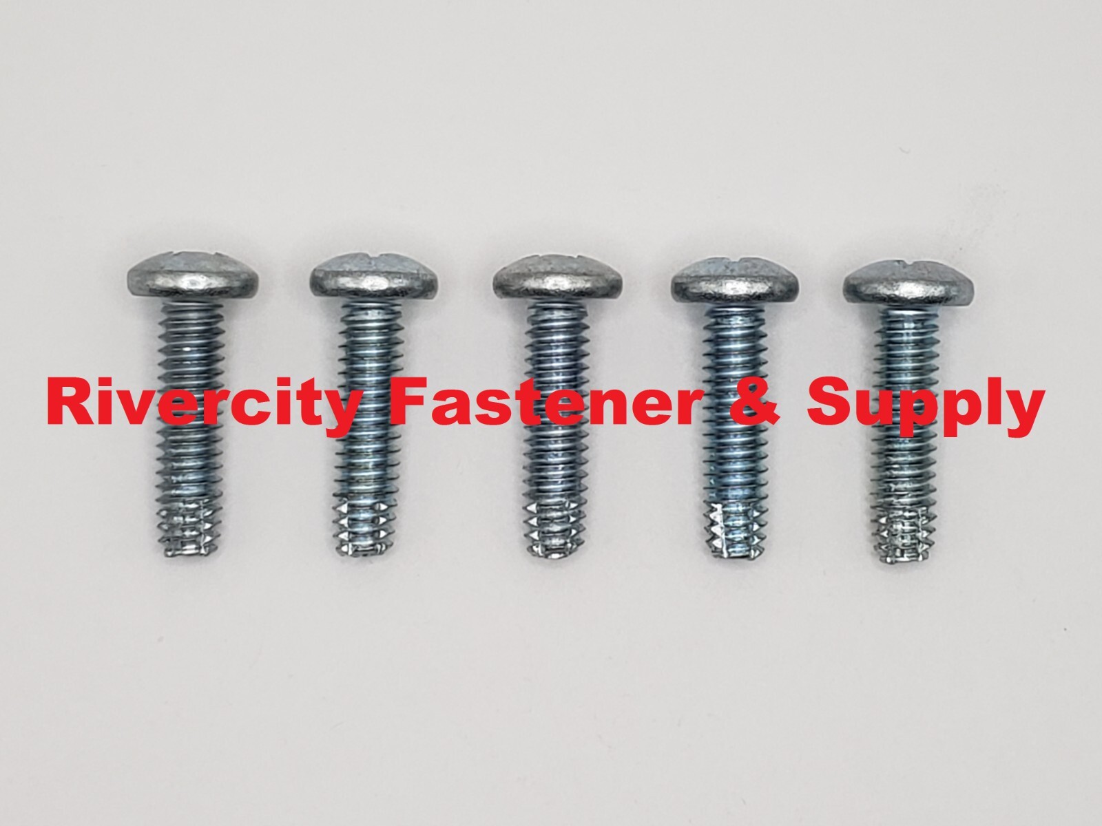 1/4-20x1 Phillips Pan Thread Cutting Screws Type F 1/4x20x1 Zinc 1/4x20 ...