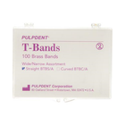 Pulpdent BTBS/A Pulpdent T-Bands Brass Straight Assorted 100/Box | eBay