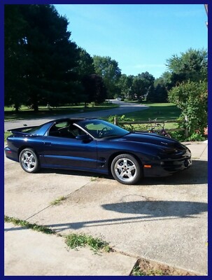 2002 Pontiac Firebird Trans-Am in Blue New Metal Sign: Fully Restored ...