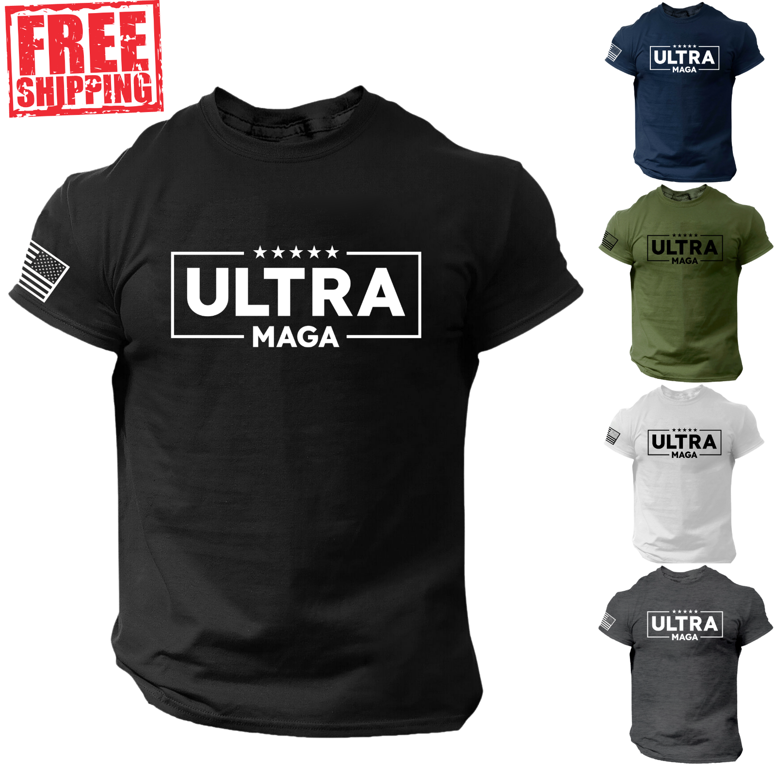 Ultra Maga T-SHIRT Funny Politics Political Patriotic USA America ...