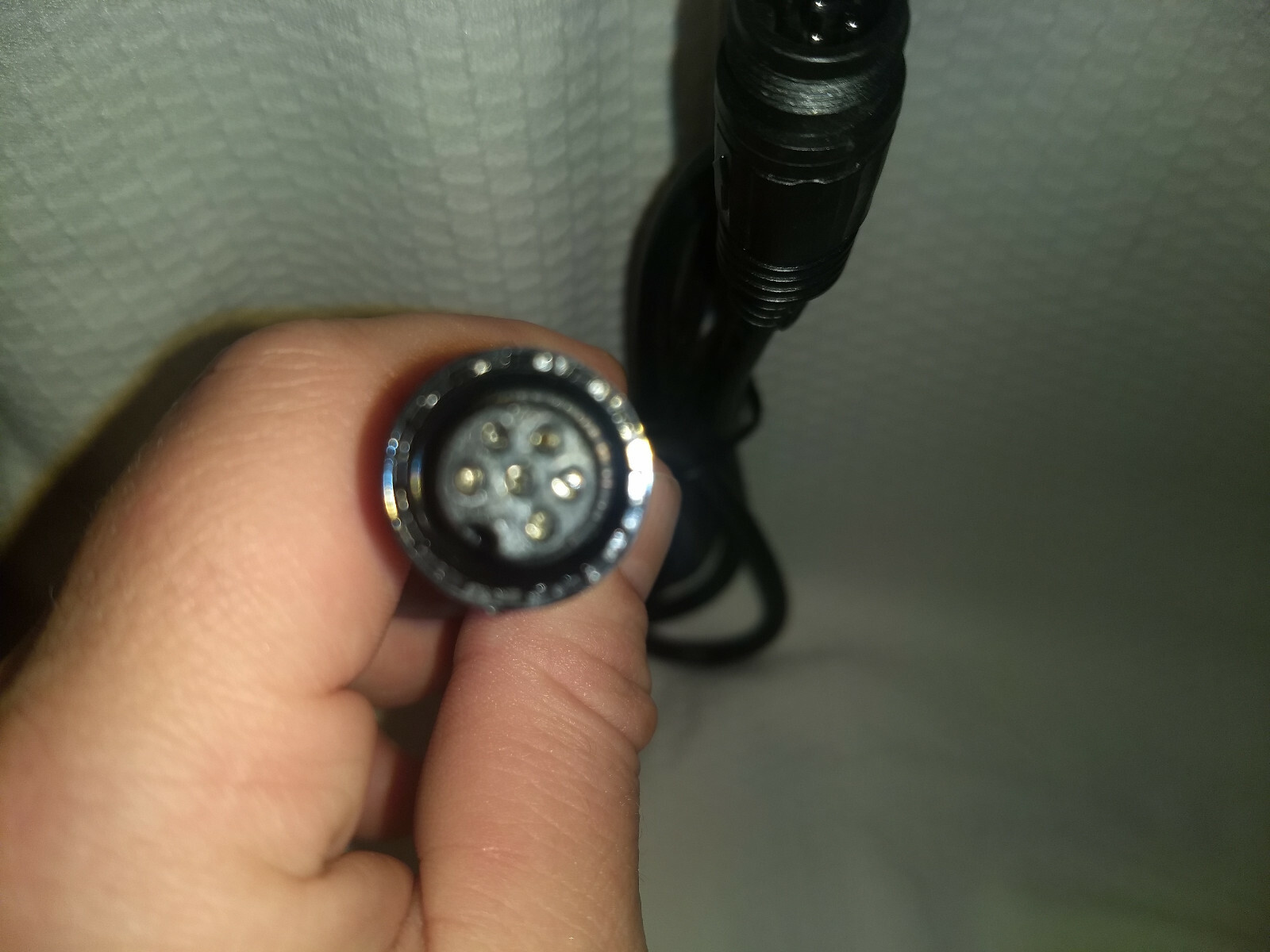 MALE 3" IP68+ 6 conductor/ 6C/ 6 Pin connector Synthetic, WATERPROOF ...