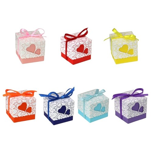 50Pcs Square Candy Boxes Multipurposes Organization Outdoor Travel ...