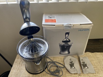 Hurom Citrus Juicer Squeezer CJ-B01BSS Silver Stainless Steel Used Once ...