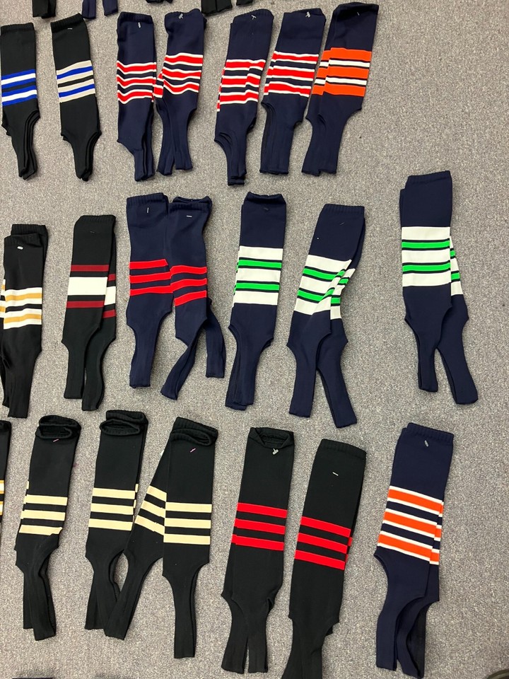Striped Baseball Softball Stirrups BLACK NAVY WITH STRIPES ALL ...
