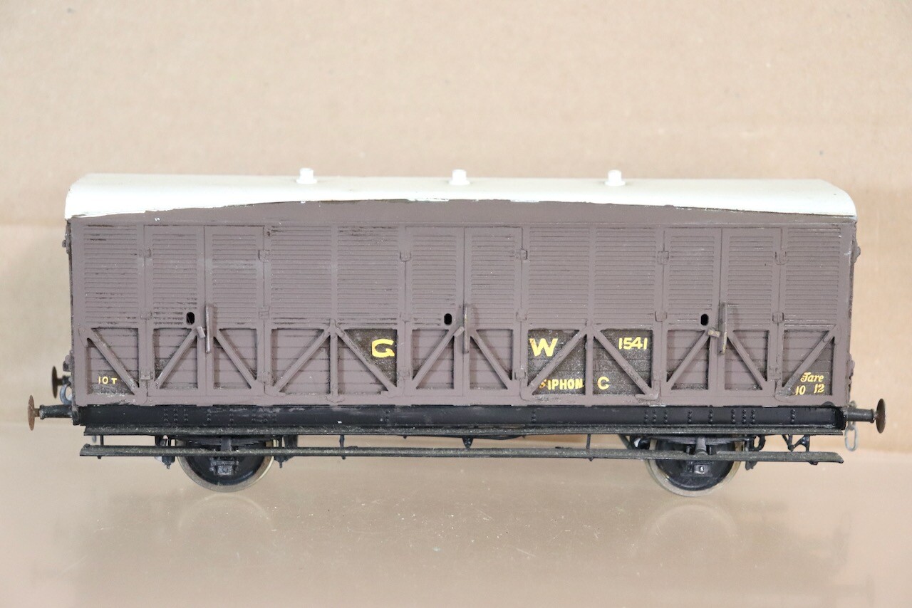 DJB ENGINEERING KIT BUILT 0 GAUGE BRASS GW GWR SIPHON C WAGON 1541 nv ...