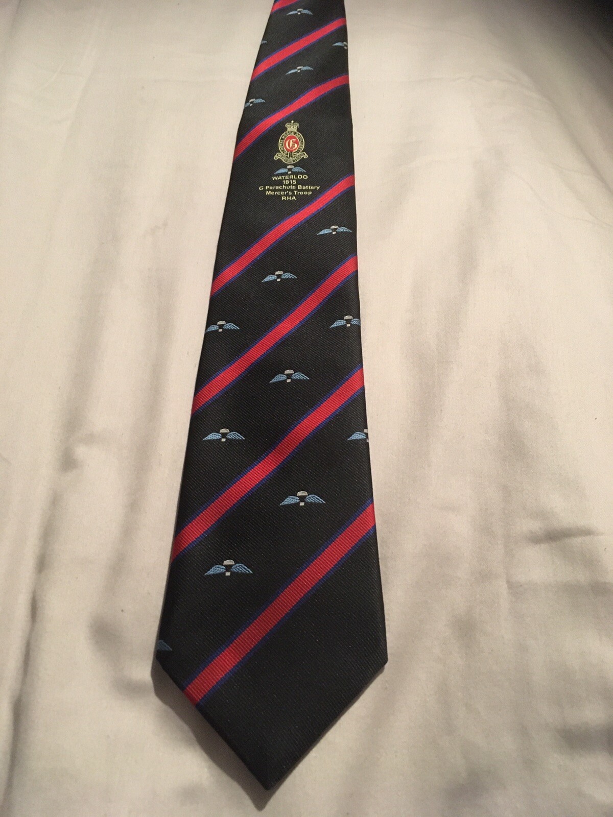 G Parachute Battery. 7th Parachute Regiment RHA. Regimental Tie. | eBay UK