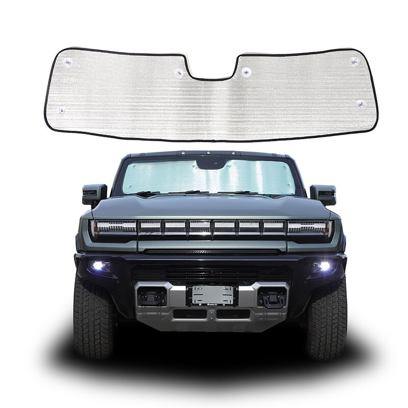 5PCS Front Glass & Roof Top Window UV Sunshade Cover Kit For Hummer EV ...