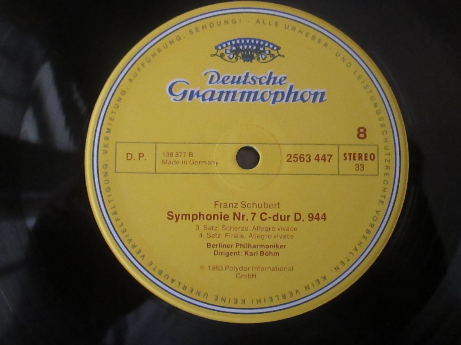 FRANZ SCHUBERT 8 Symphonies - Karl Bohm Berlin Philharmonic 5XLP Box ...