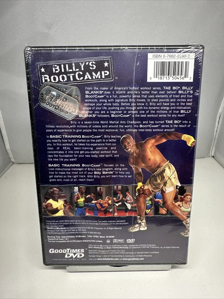 Billy Blanks - Basic Training Bootcamp (DVD, 2005) New And Sealed 18713504562| eBay