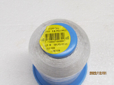 A&E Robison-Anton Embroidery Thread 122 SB POLY 5500 yards STORM GAIL ...