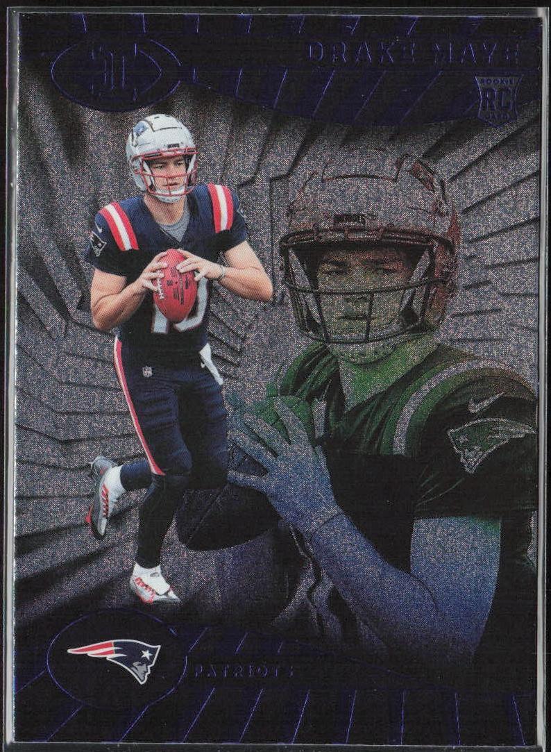 2024 Panini Illusions - Drake Maye #59 Trophy Collection Galactic (RC ...