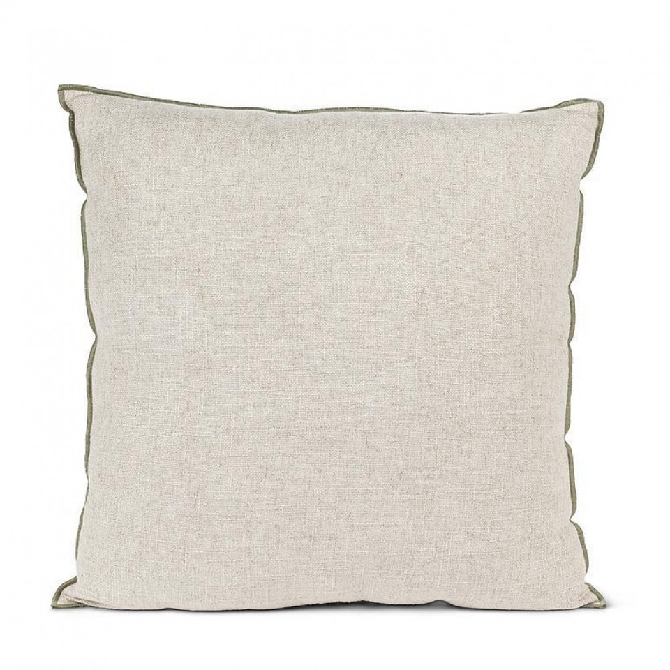 Natural Color With Green Edging Pillow | eBay