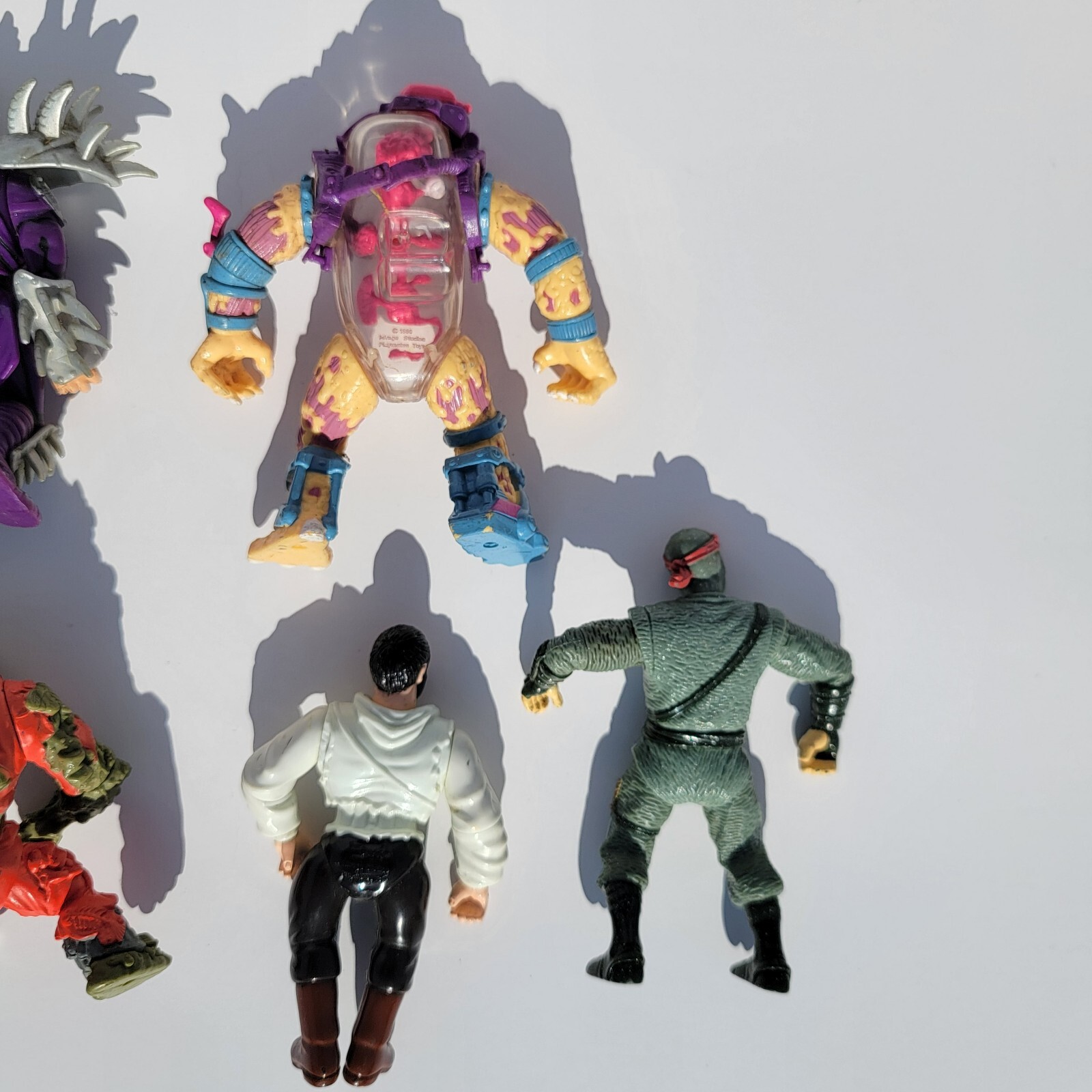 LOT of 7 Vintage TMNT Ninja Turtles Action Figure Toys Super Shredder ...