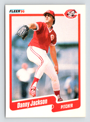 1990 Fleer Card, #422 Danny Jackson, Cincinnati Reds | eBay