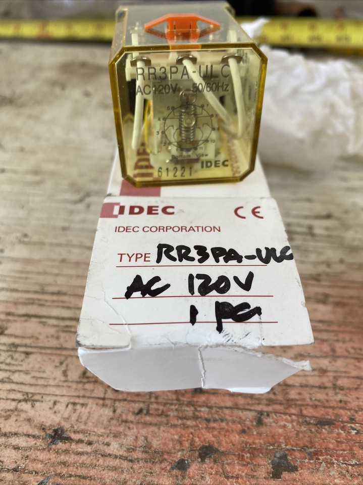 IDEC RR3PA-ULC RELAY DC24V Coil LED & Manual Push-To-Test | eBay