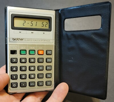 Vintage 1979 Brother 822L Quartz Calculator | eBay