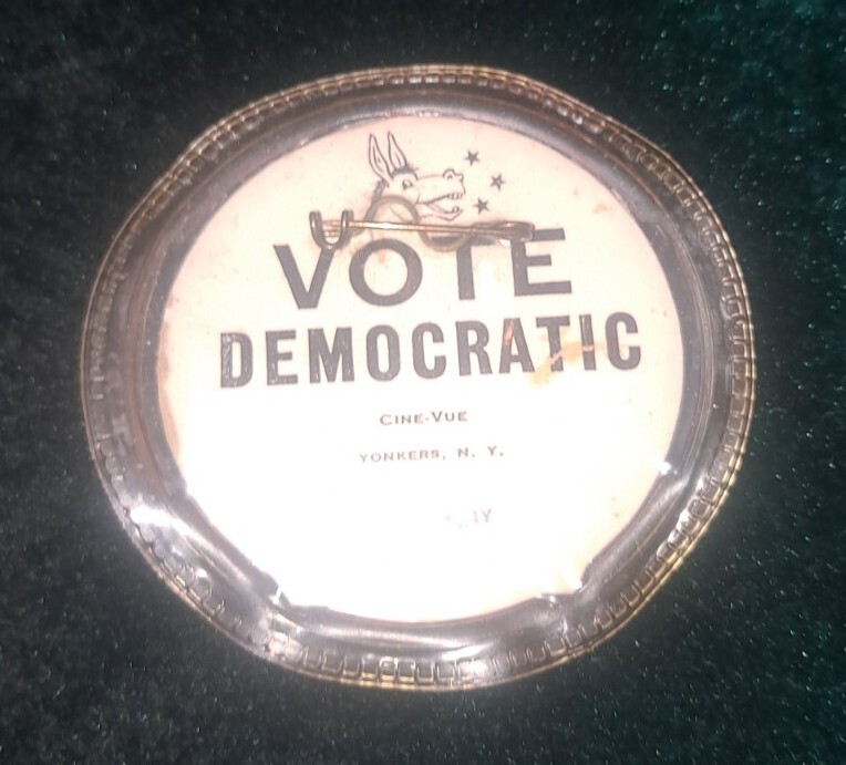 John F. Kennedy JFK 1960 THREE INCH flasher campaign pin button ...