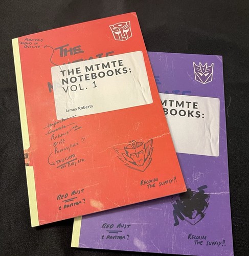 The MTMTE notebooks Vol. 1&2 (James Roberts, Transformers) | eBay