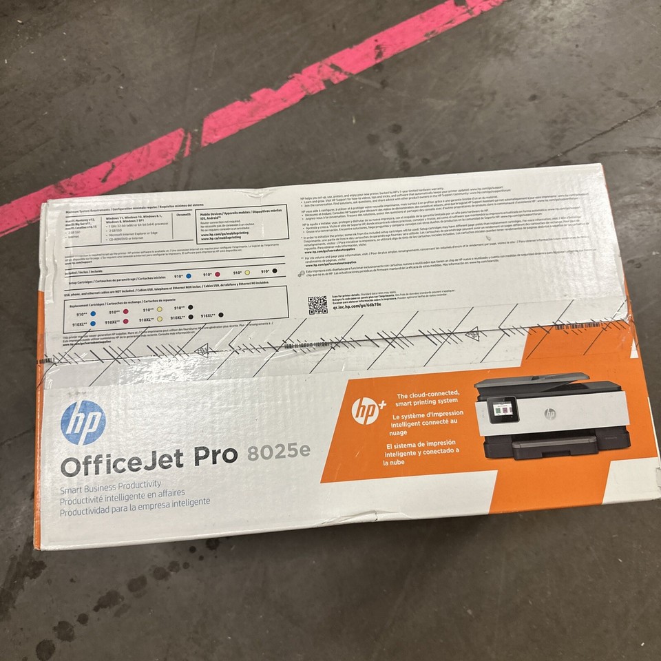 HP OfficeJet Pro 8025e Color Inkjet All-In-One Printer 195122441593 | eBay