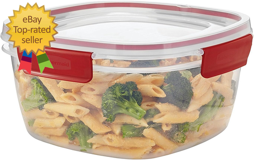 Easy Find Lids 14-Cup Food Storage Container Clear with Red Tabs ...