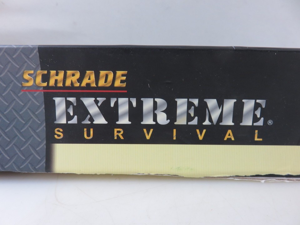 Schrade BT01 Extreme Survival Knife Hunting With Sheath 7" Fixed Blade ...