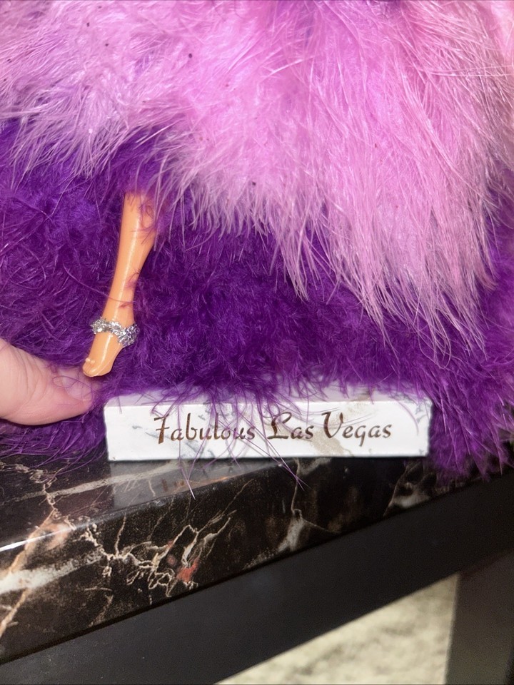 Vintage Fiona Las Vegas Showgirl Doll 1979 Souvenir Purple with tags | eBay