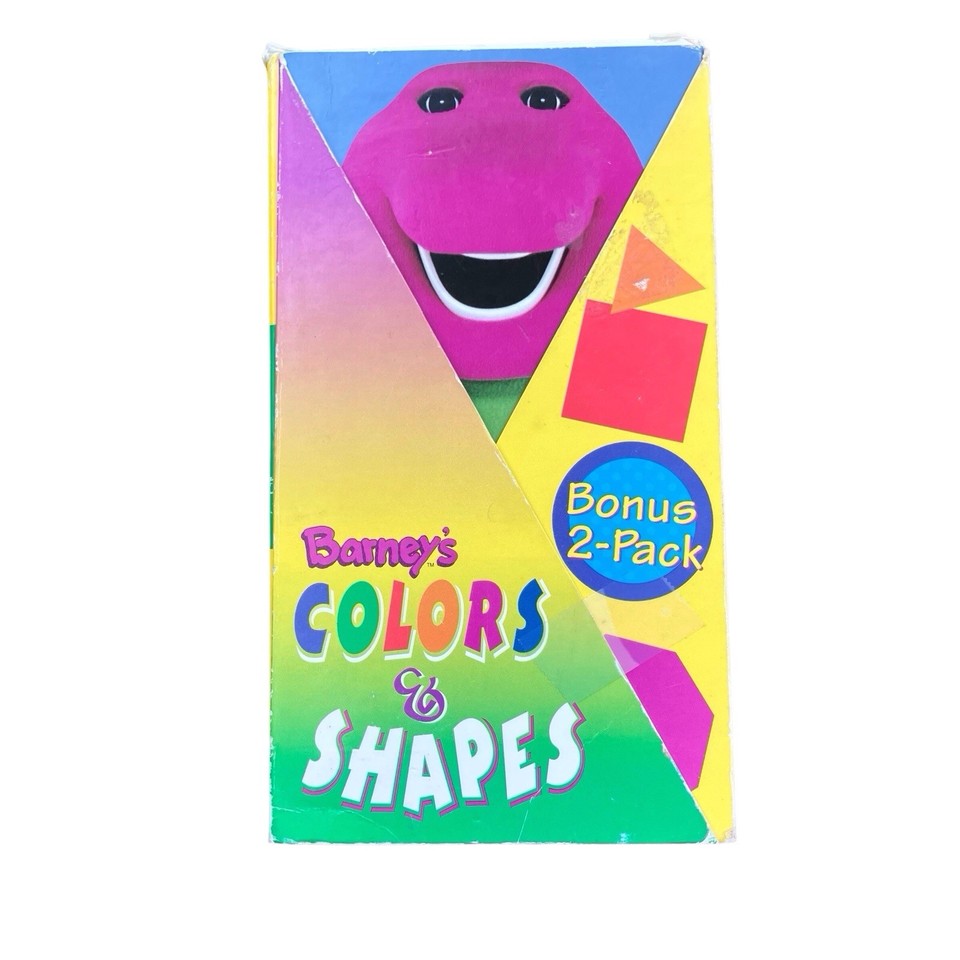 LOT OF 4 Barney & Friends Colors & Shapes; Musical Scrapbook; Talent ...