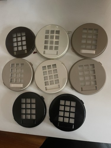 Vtg Telephone Round Touch Tone 12 Button Face Plate Dial Covers For 500 ...