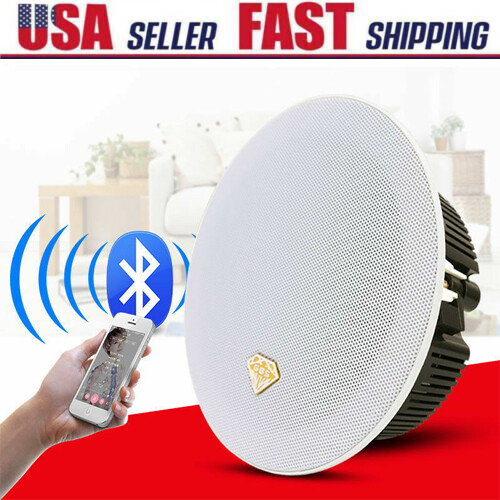 Bluetooth Ceiling Speakers Universal Wall Speaker Kit Bathroom Wireless ...
