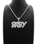 Iced Rapper Bling Lil Baby Pendant & 24" Box, Cuban, Rope Chain Hip Hop ...
