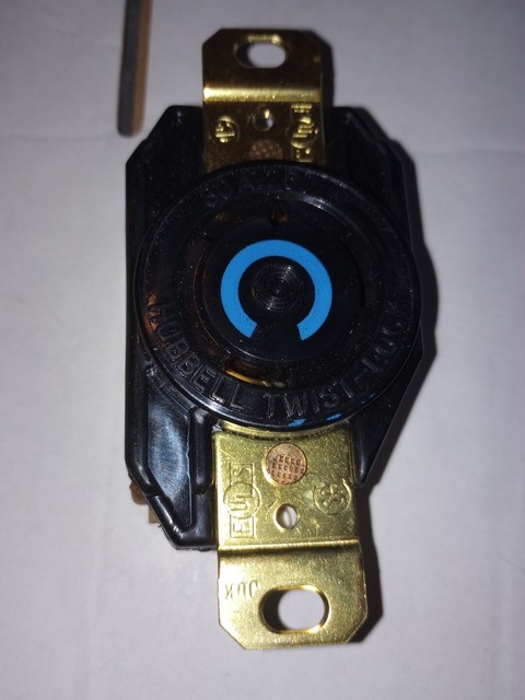 Hubbell HBL2320 Twist Lock Receptacle 20a 250 VAC or DC for sale online ...