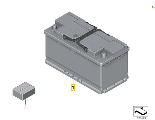 Genuine+BMW+Original+Agm-battery+92ah+for+Start-stop+Systems+ ...