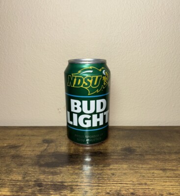BUD LIGHT 12 oz Beer Can New 2024 NCAA North Dakota State Bison NDSU ...