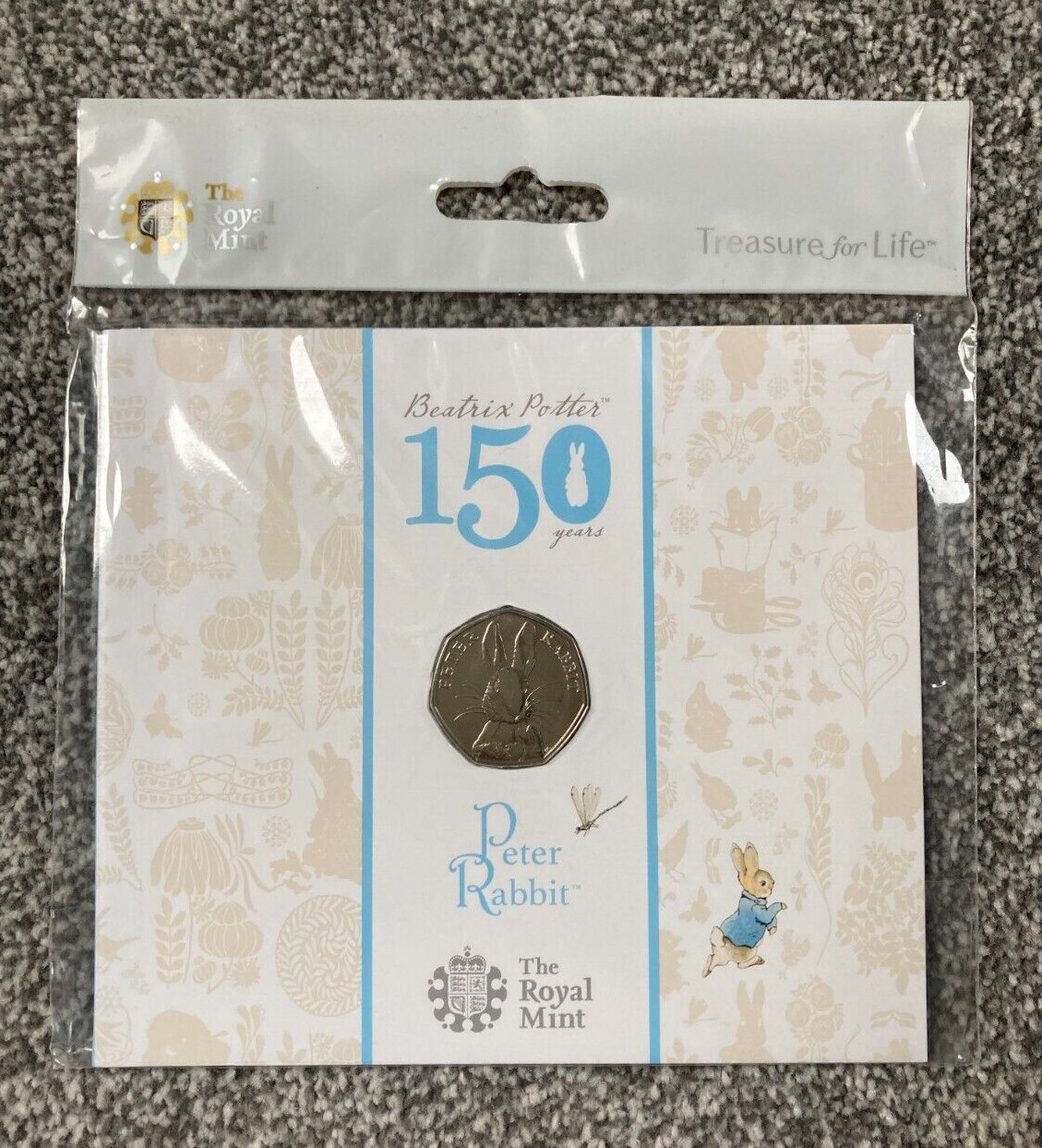 2016 - 2020 Peter Rabbit 50p Coin Fifty Pence Beatrix Potter UK Royal ...
