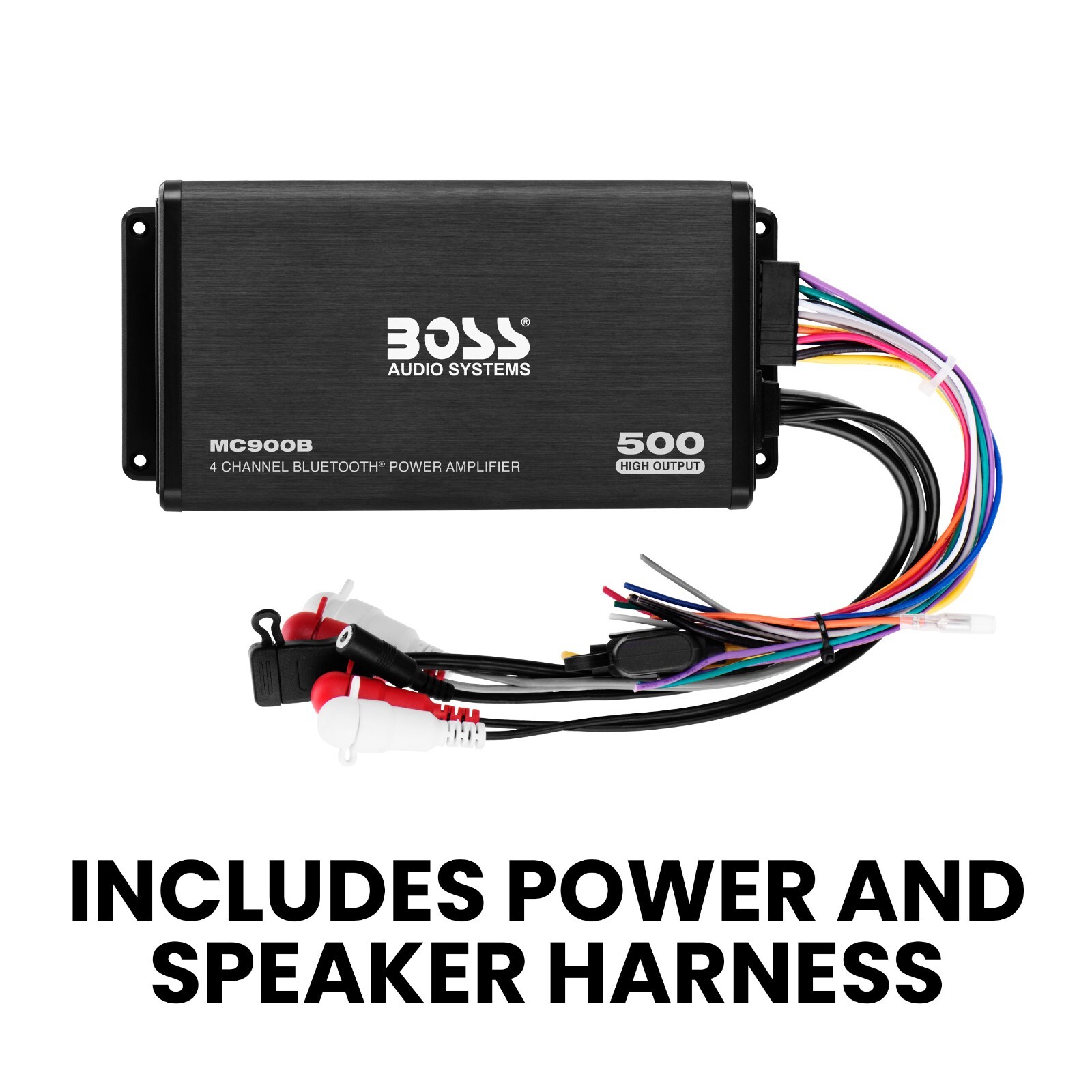 BOSS Audio Systems ASK904B.64 Boat 6.5” Speakers Amplifier - Bluetooth ...
