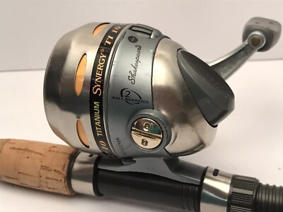 Shakespeare TI 10 Synergy Titanium Spincast Fishing Reel 3.8:1 75YARDS ...