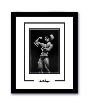 Arnold Schwarzenegger Autographed Signed 16x20 Framed Bodybuilder Photo ...