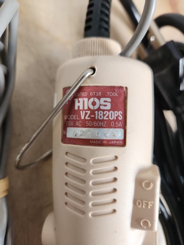 HIOS Vz-1820ps Adjustable Torque Power Screwdriver Hex Bit Driver for ...