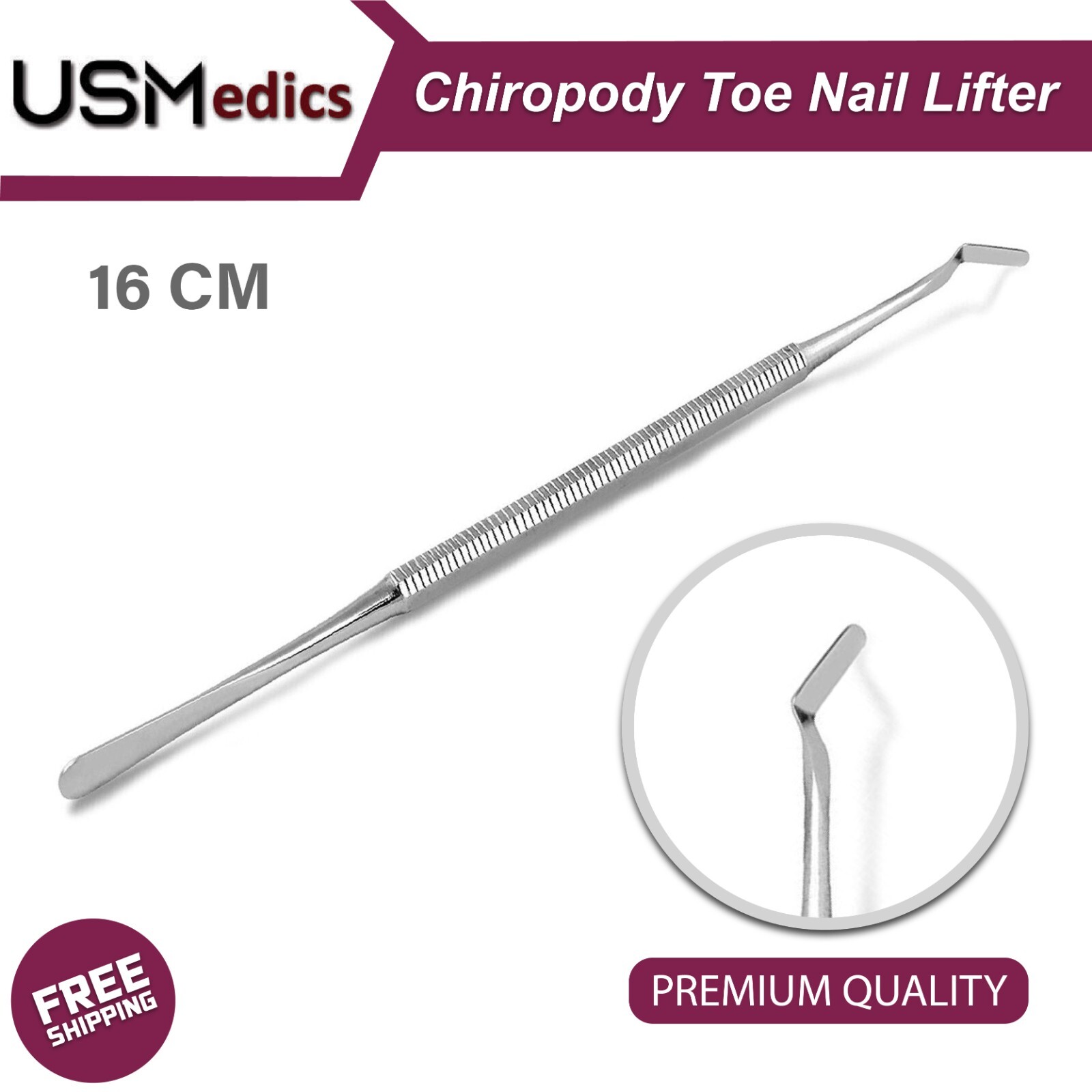 Toenail Cutter Podiatry Kit Instruments Manicure Pedicure Foot Diamond ...