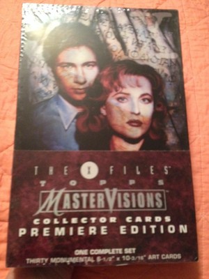 X Files Collector Cards TOPPS Master Visions Premiere Edition COMPLETE ...