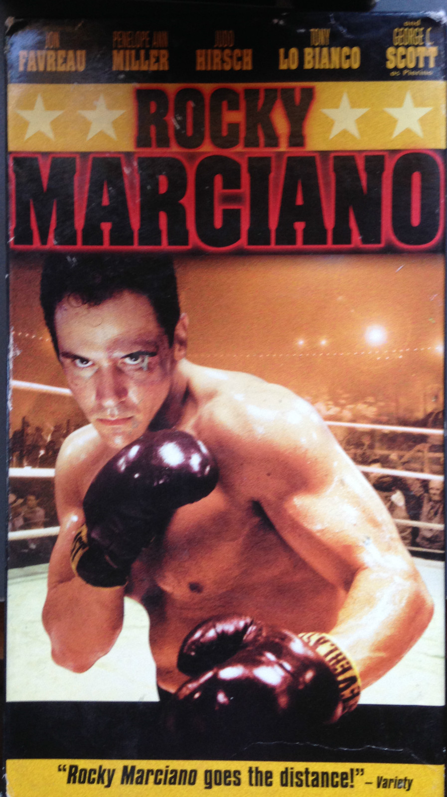 Rocky Marciano (VHS) 1999 biopic stars Jon Favreau, George C. Scott ...