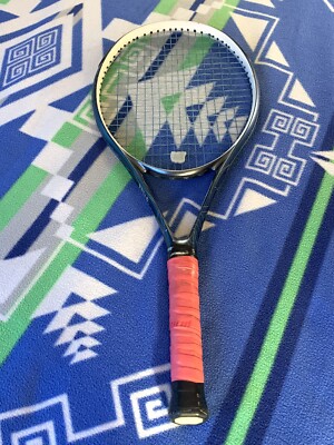 WILSON NCODE W6 BLUE STEEL GRAPHITE TENNIS RACQUET 4 3/8 FRESH STRINGS ...