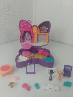 Polly Pocket Sparkle Stage Bow Compact Playset | eBay