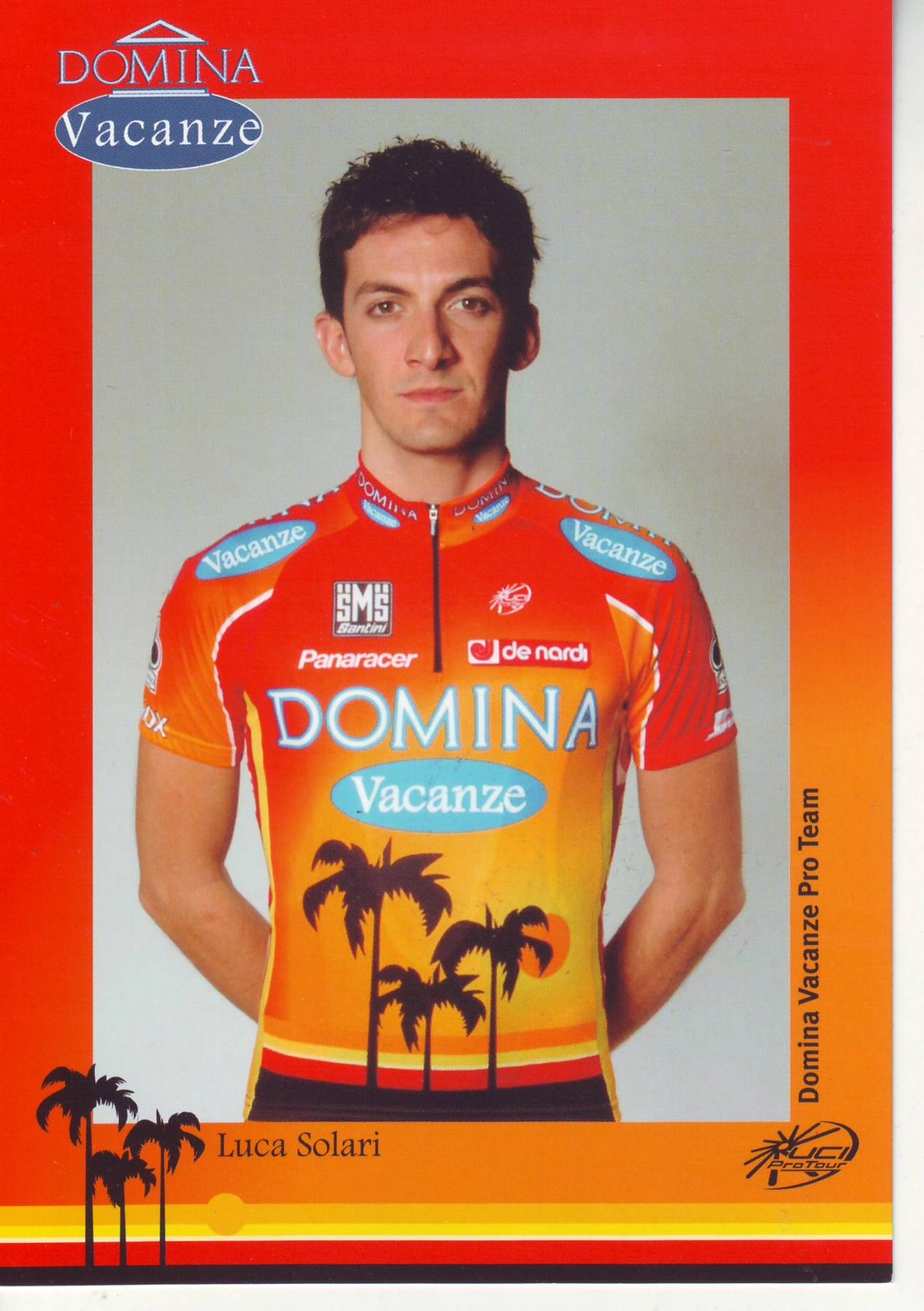 CYCLISME carte cycliste LUCA SOLARI équipe DOMINA VACANZE 2005 | eBay