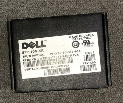 NEW Genuine Dell SFP-10G-SR Optical Transceiver WTRD1 10GbE 10Gb | eBay