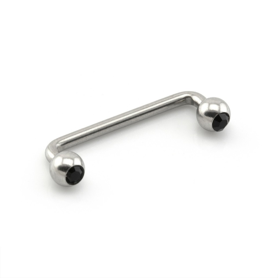 Staple Surface Piercing Barbell Bar 1.2mm(16g) 1.6mm(14g) Surgical ...