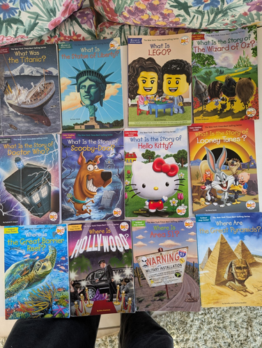 Lot of 12 What Is / Where Is Series Chapter Books - Who HQ - Paperback ...