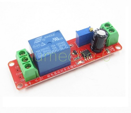 NE555 DC 12V Delay relay shield Timer Switch Adjustable Module 0 to 10 ...