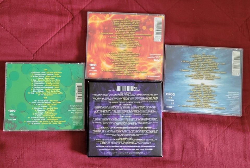 "Prog Rocks!" 4 Compilations! 11 CDs! Progressive Rock! Box Sets Lot ...