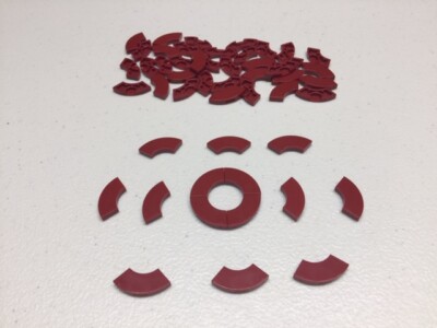 LEGO - 2x2 DARK RED ROUND CORNER TILE - (50 pieces) - Brand New! | eBay